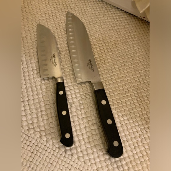 Calphalon | Kitchen | 2 Large Stainless Steel Knives By Calphalon ...